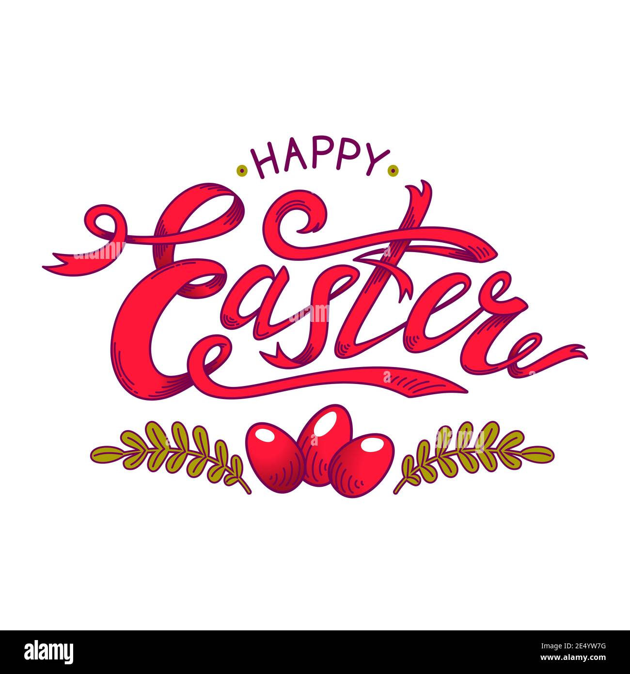 Vintage painted art retro Stock Vector Images - Alamy