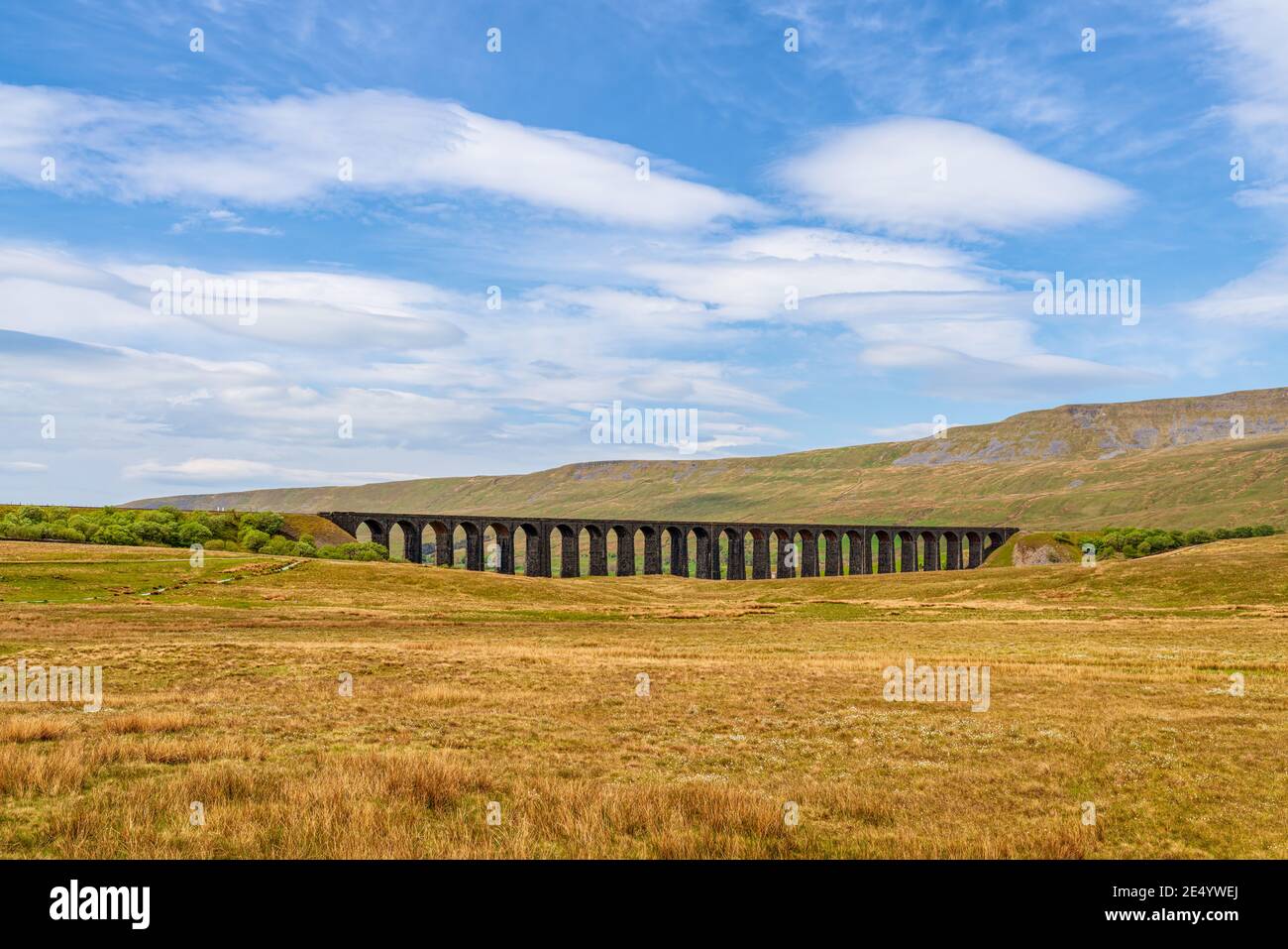 The Ribblehead Viaduct near Ingleton, North Yorkshire, England, UK ...