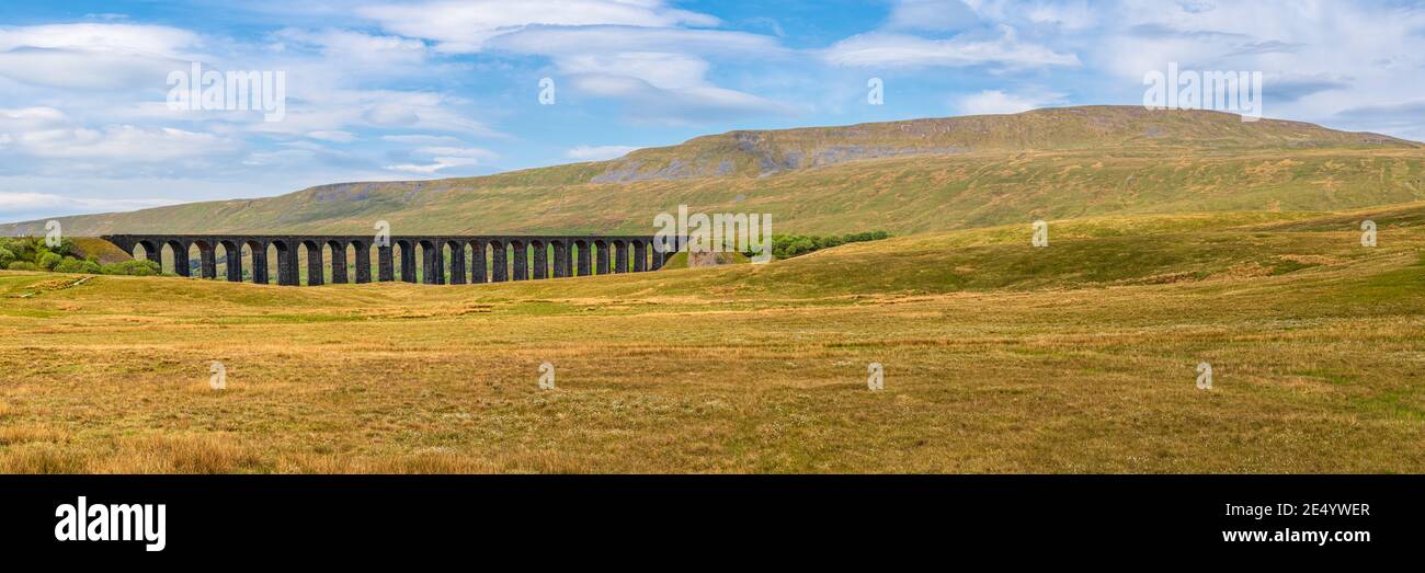 The Ribblehead Viaduct near Ingleton, North Yorkshire, England, UK ...