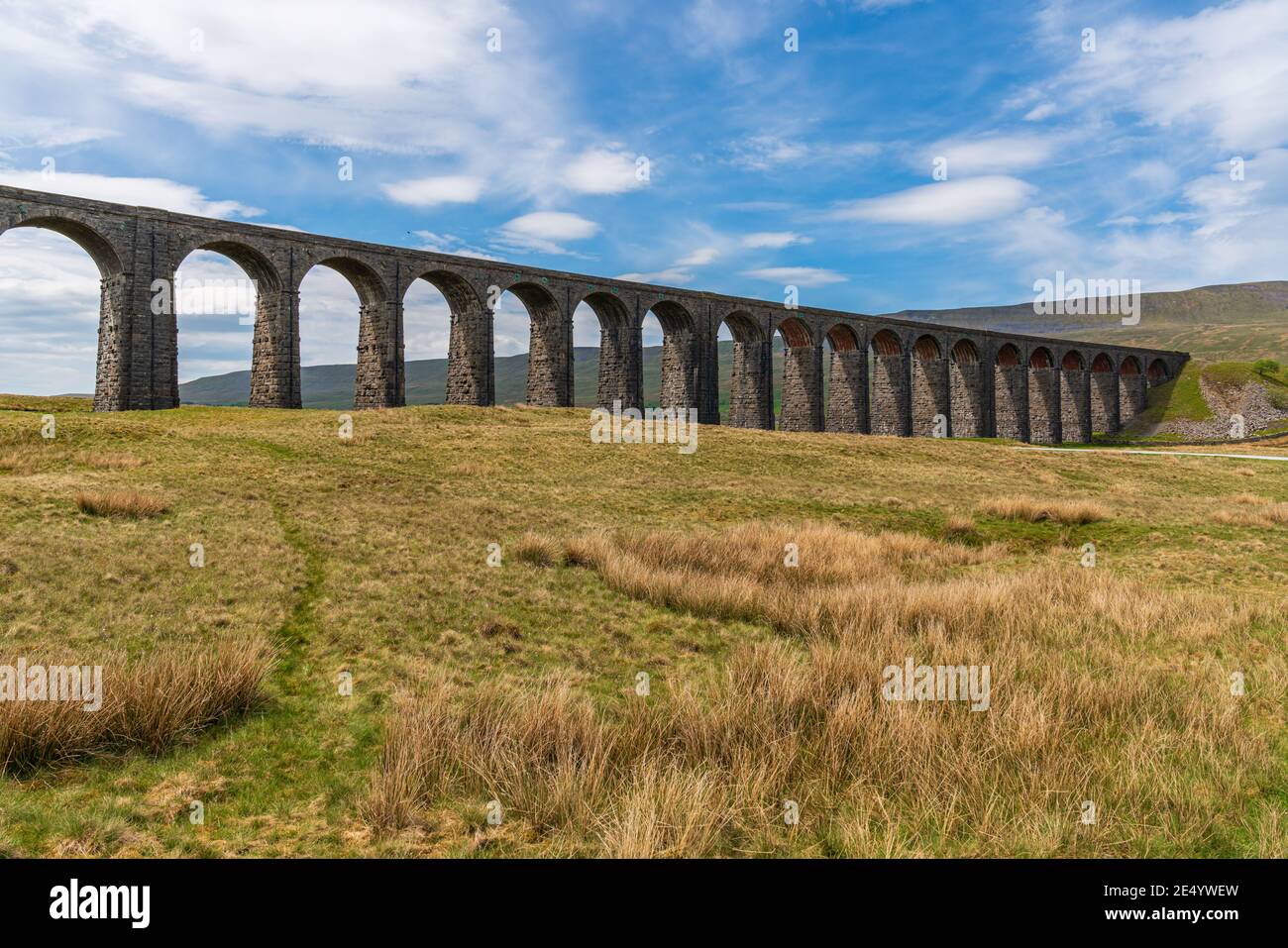 The Ribblehead Viaduct near Ingleton, North Yorkshire, England, UK ...