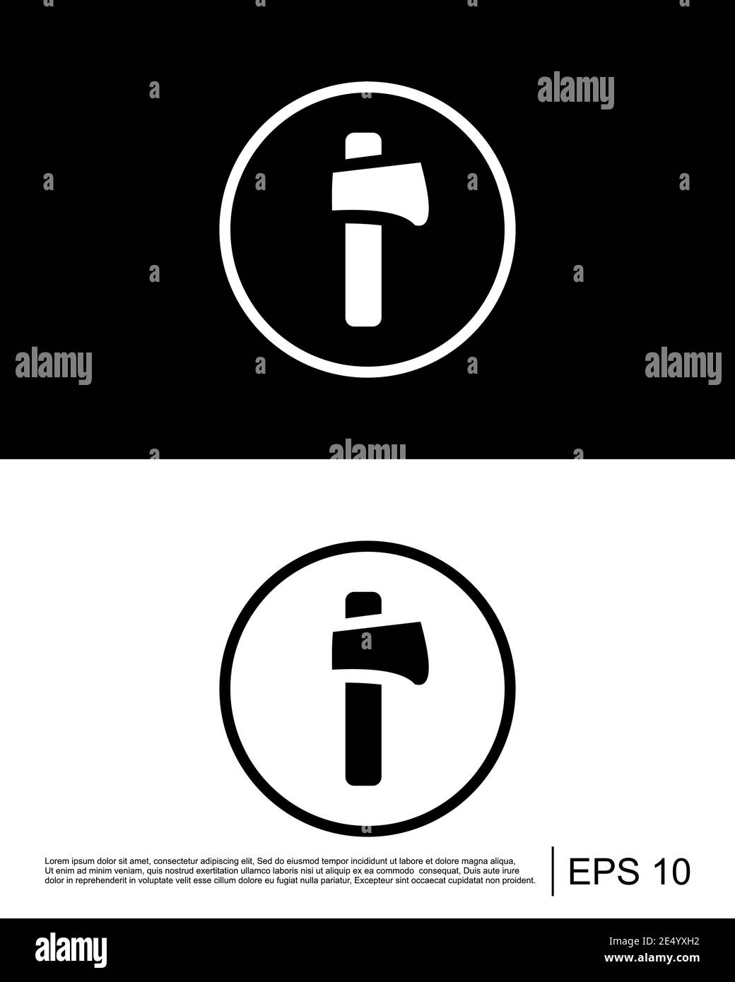 Axe, axe tool, axe weapon, blade, woodcutting icon Stock Vector Image ...