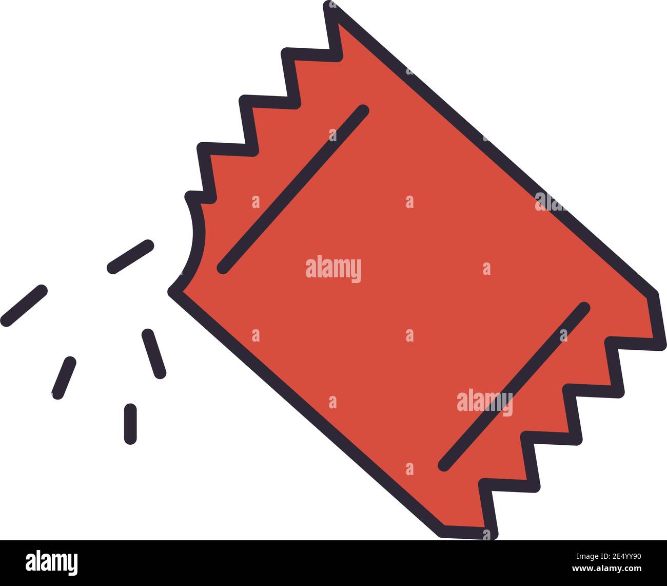 Bag ripped open Stock Vector Images - Alamy