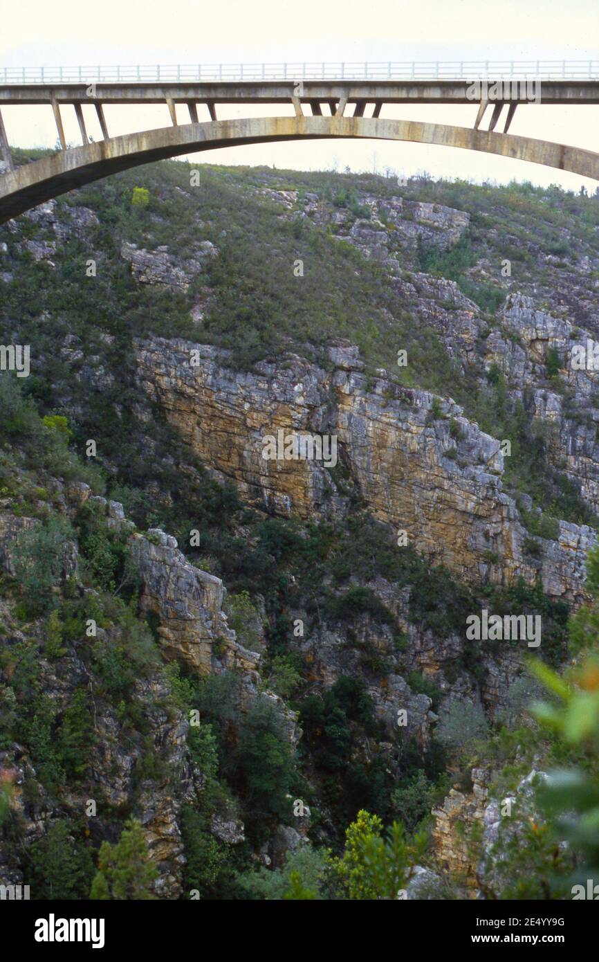 Storms River Bridge, Eastern Cape, South Africa 1981 Stock Photo - Alamy