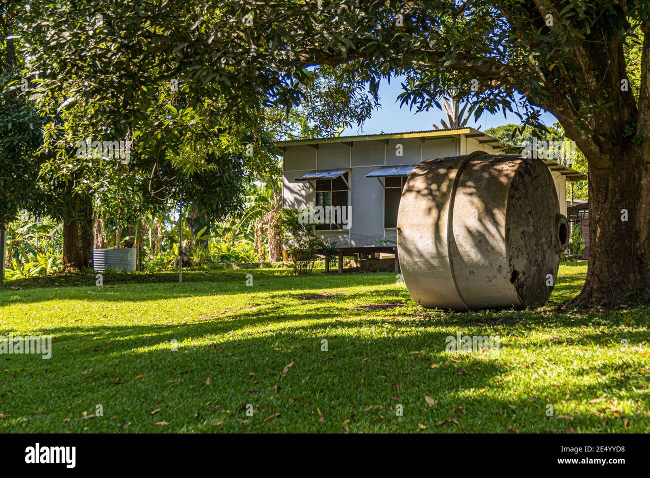 German Gouverners Building in Buka, Bougainville, Papua New Guinea ...