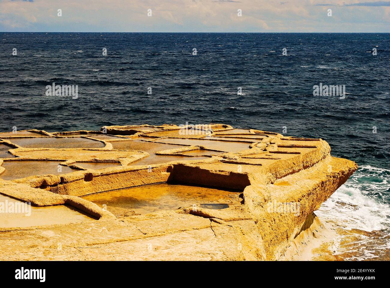 Salinas de Qolla I Bajda are famous historical salt pans in Gozo ...