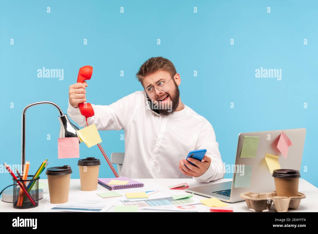 Landline phone diagram hi-res stock photography and images - Alamy