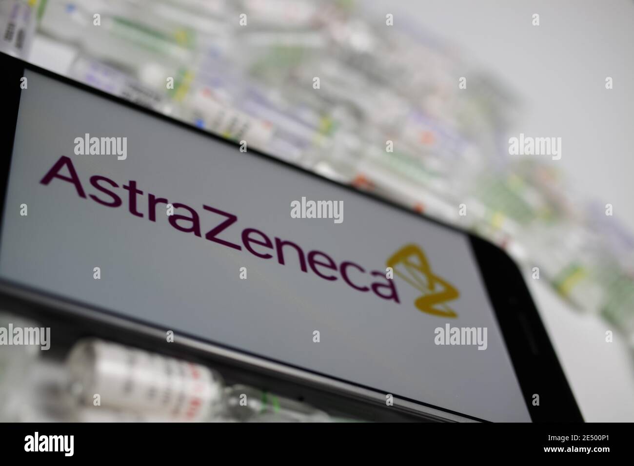 Astrazeneca screen hi-res stock photography and images - Alamy