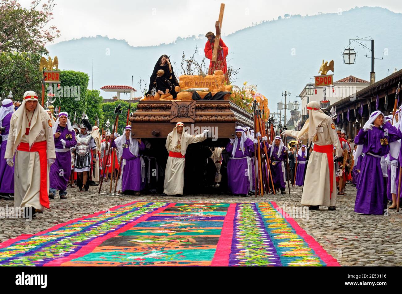 The Good Friday Procession during Holy Week (Semana Santa) in UNESCO ...