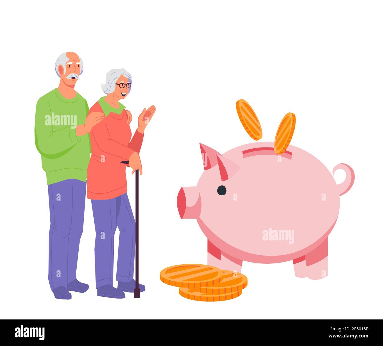 Retirement Money Cartoon