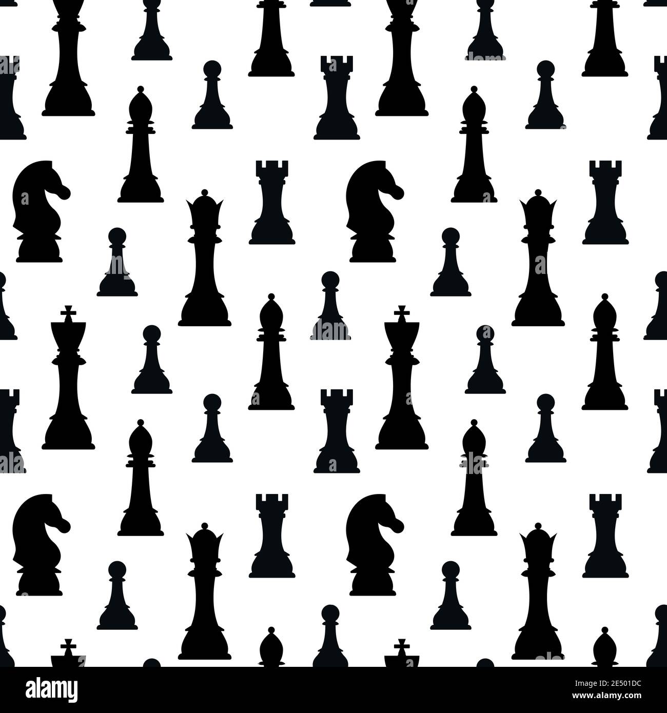 Chess pieces vector silhouette hi-res stock photography and images - Alamy