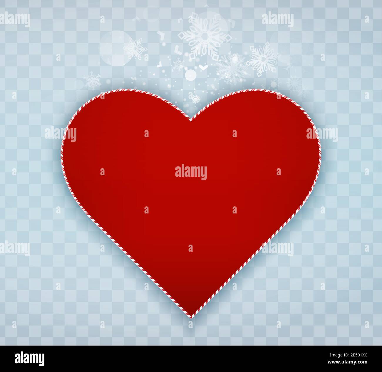 Red hearts on the transparency background. Heart vectors. 3D vector ...