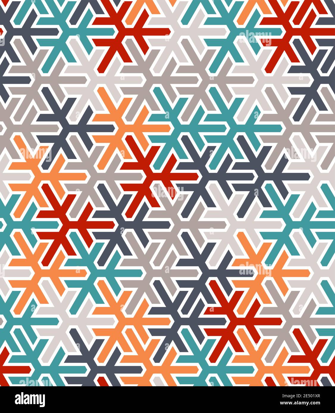 Islamic Geometric Patterns On Fabric