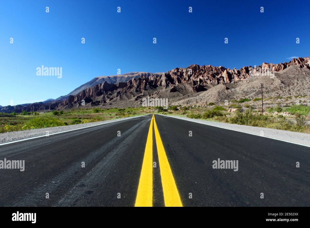 Road Median Yellow