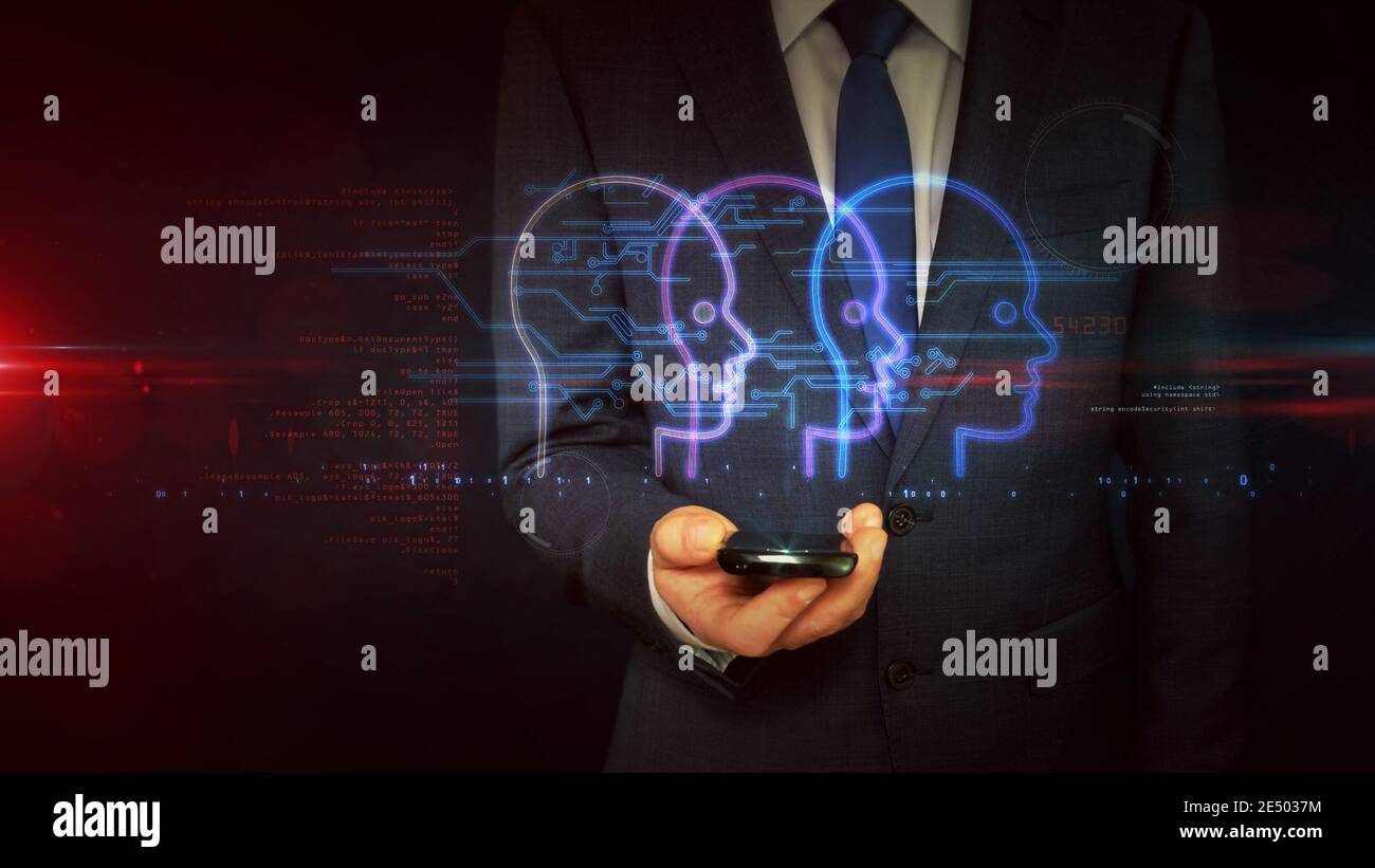 Social scoring concept with face symbol, people scoring, rating ...