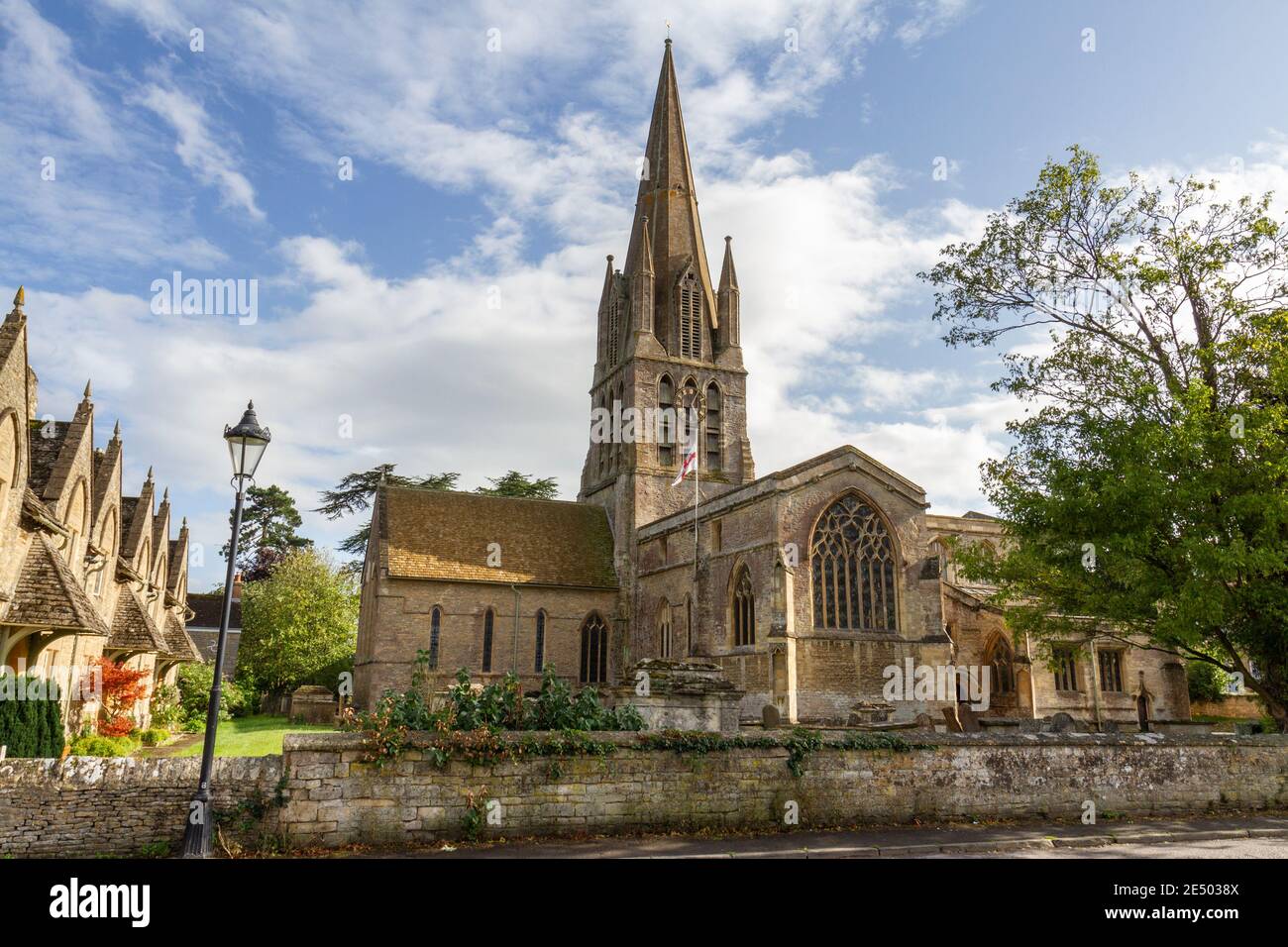 St Mary's Church on Church Green Witney, a historic market town on the ...