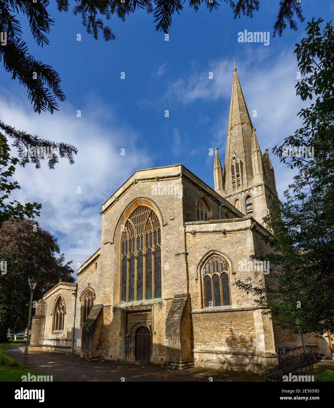 St Mary's Church on Church Green Witney, a historic market town on the ...