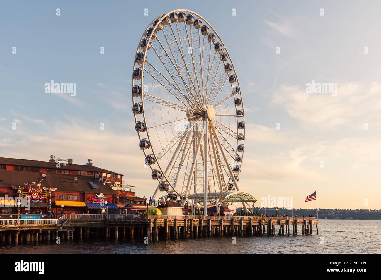 Us pacific pier ferris wheel hi-res stock photography and images - Alamy