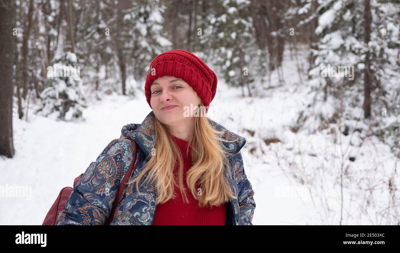 Winter hiking during Covid-19 lockdown as a staycation Stock Photo - Alamy