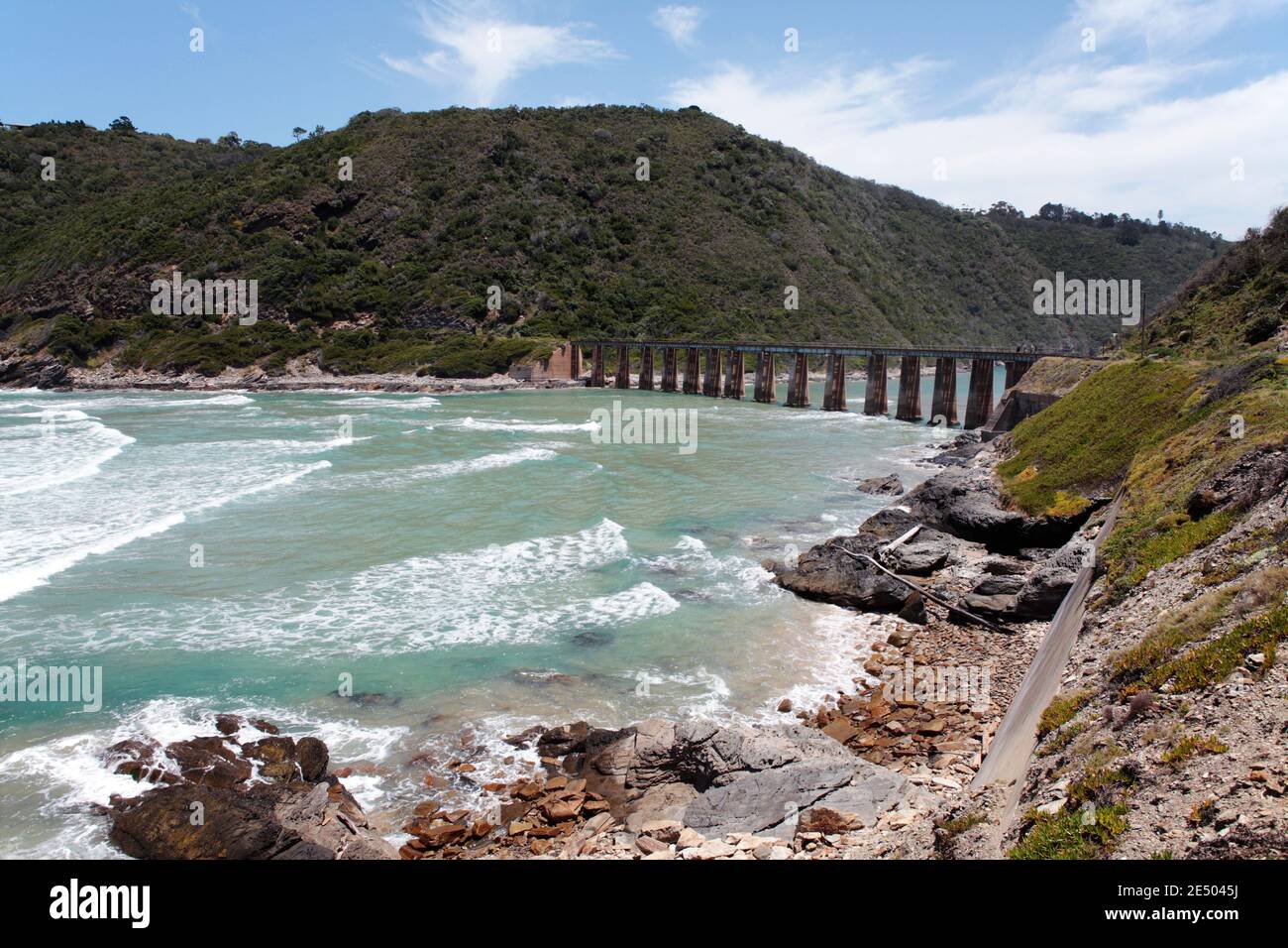 Kaaimans River Railway Bridge, nr George, Western Cape, South Africa ...