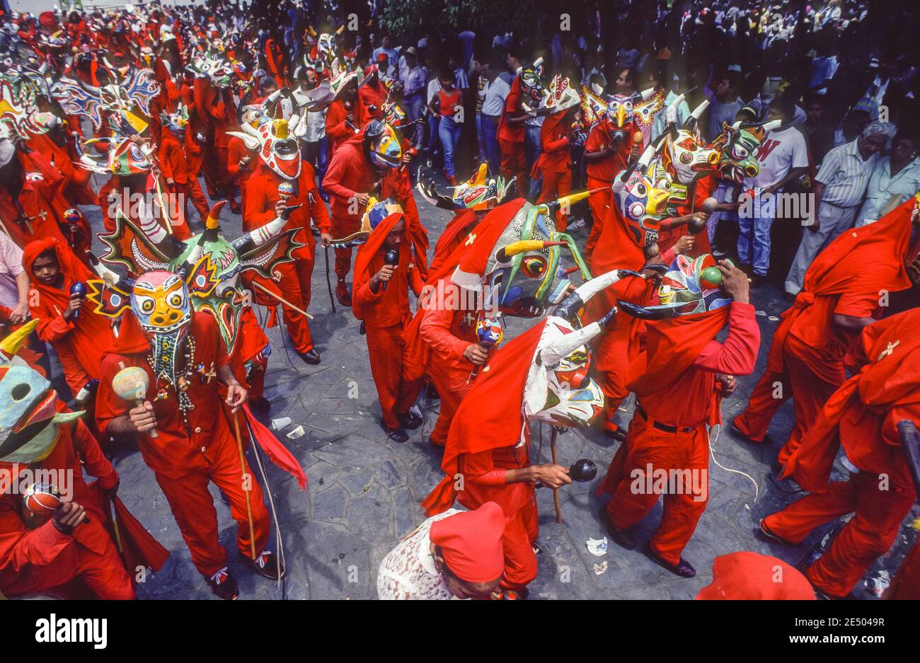 SAN FRANCISCO DE YARE, MIRANDA STATE, VENEZUELA, 1988 - Devil dancers ...