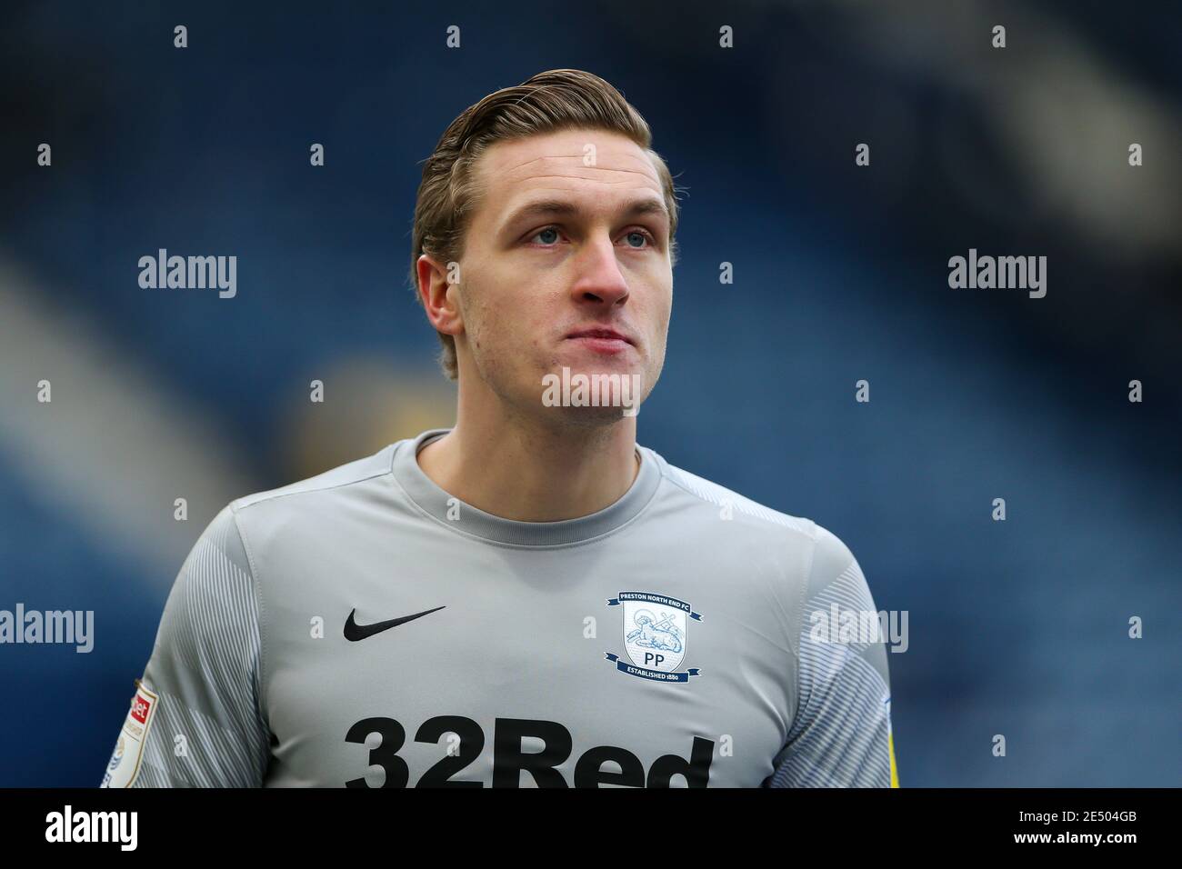 Preston North EndÕs goal keeper Daniel Iverson during the Sky Bet ...