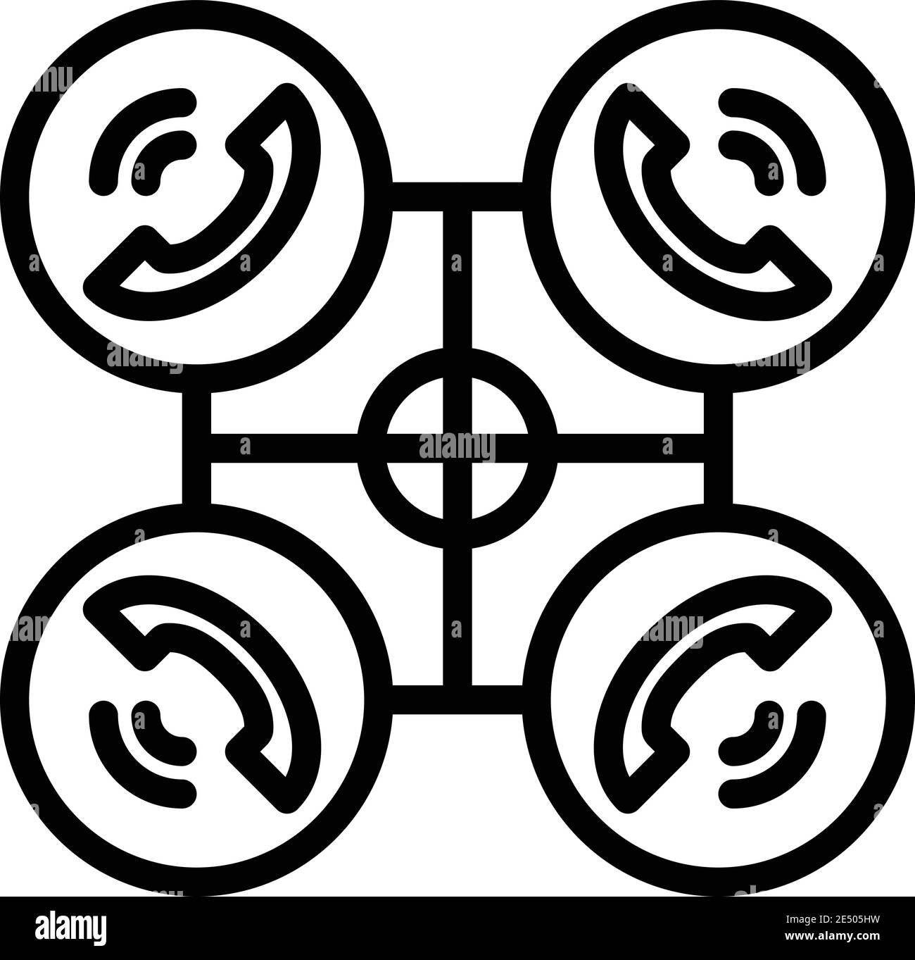 Business agent scheme icon. Outline business agent scheme vector icon ...