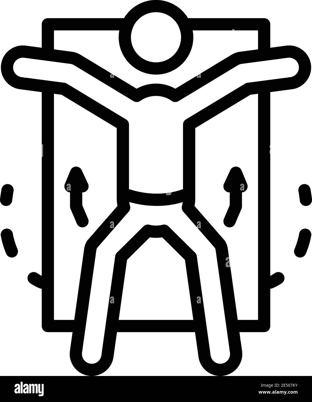 Floor rehabilitation icon. Outline floor rehabilitation vector icon for ...