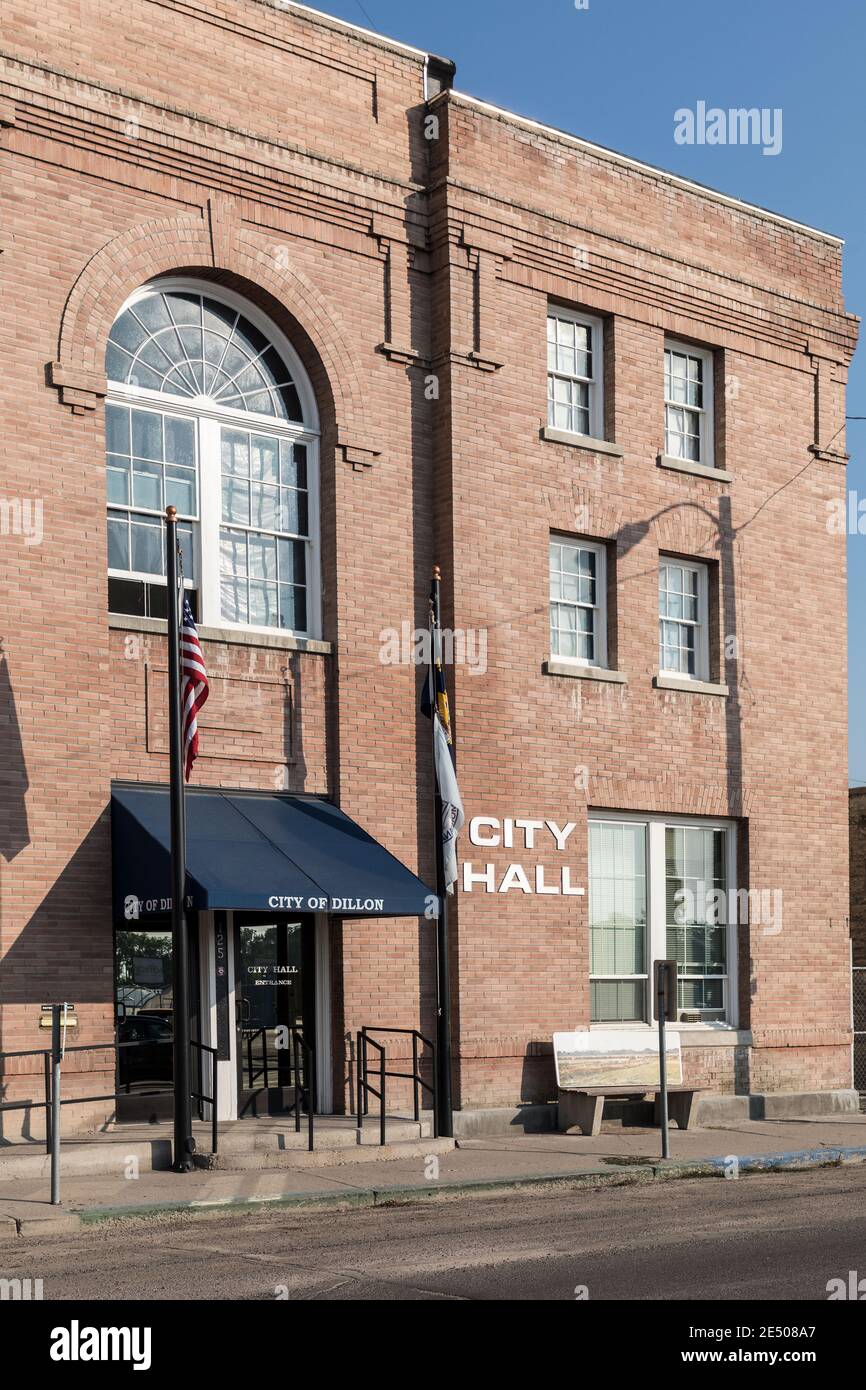 City Hall, Dillon, Montana, USA Stock Photo - Alamy