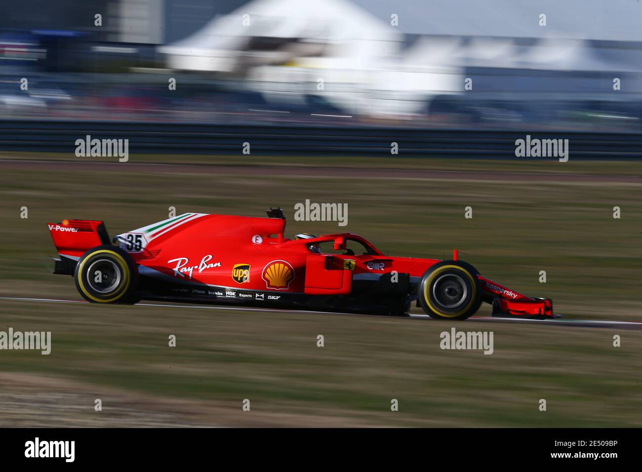 Robert Shwartzman, Ferrari Driver Accademy drive the Ferrari SF71H in Fiorano, Modena. during ...