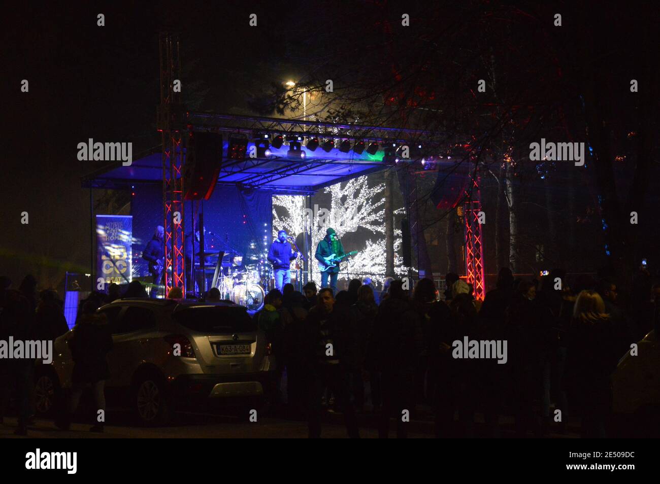 Music concert outside Stock Photo - Alamy