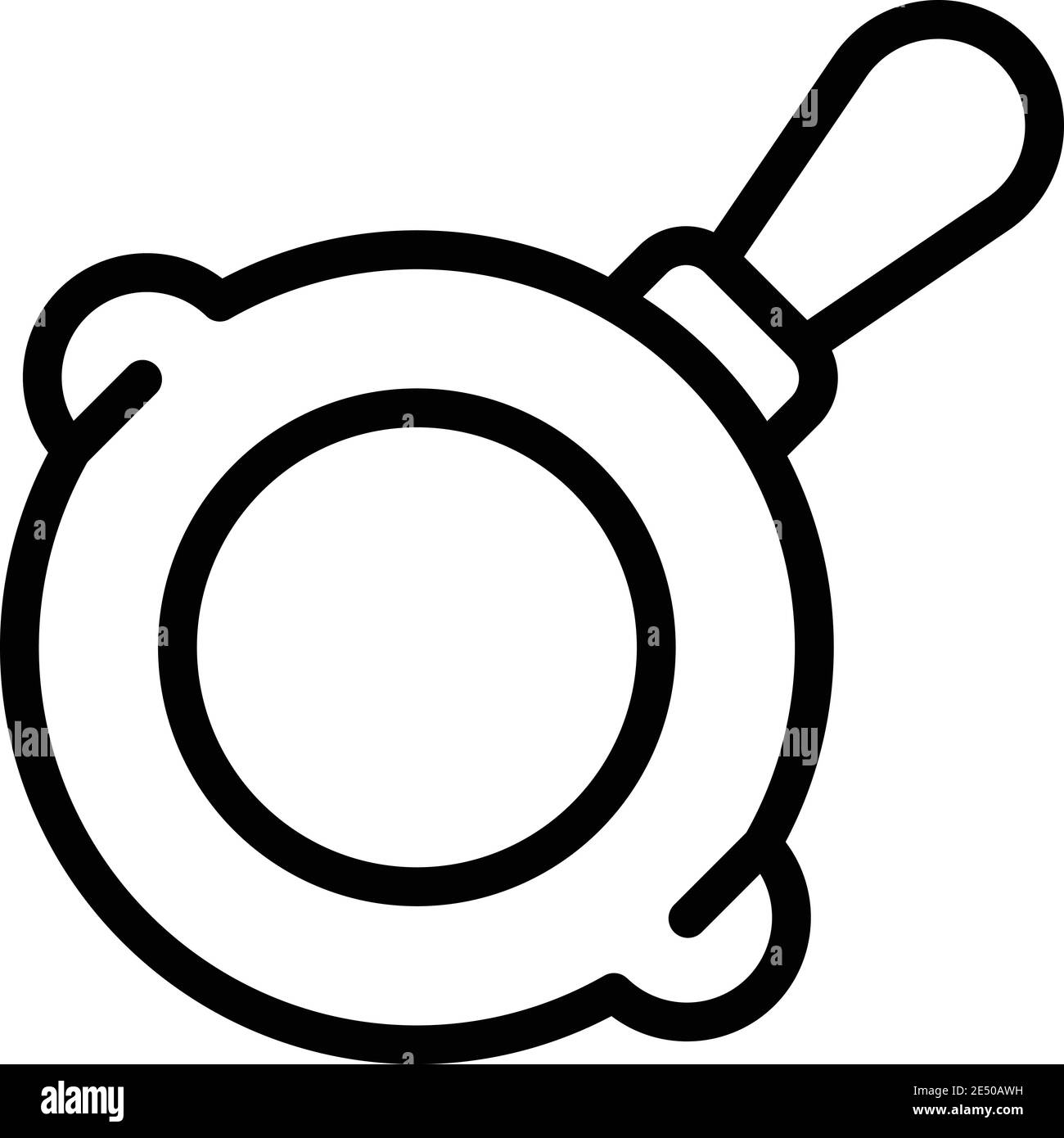 Cuisine wok frying pan icon. Outline cuisine wok frying pan vector icon ...