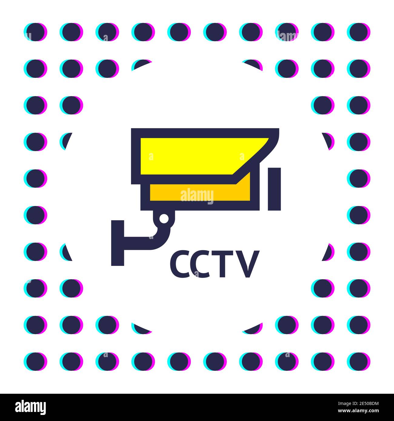CCTV sticker. Video surveillance Stock Vector Image & Art - Alamy