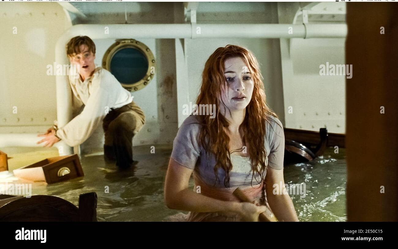 USA. Kate Winslet and Leonardo DiCaprio in a scene from the ©Paramount ...