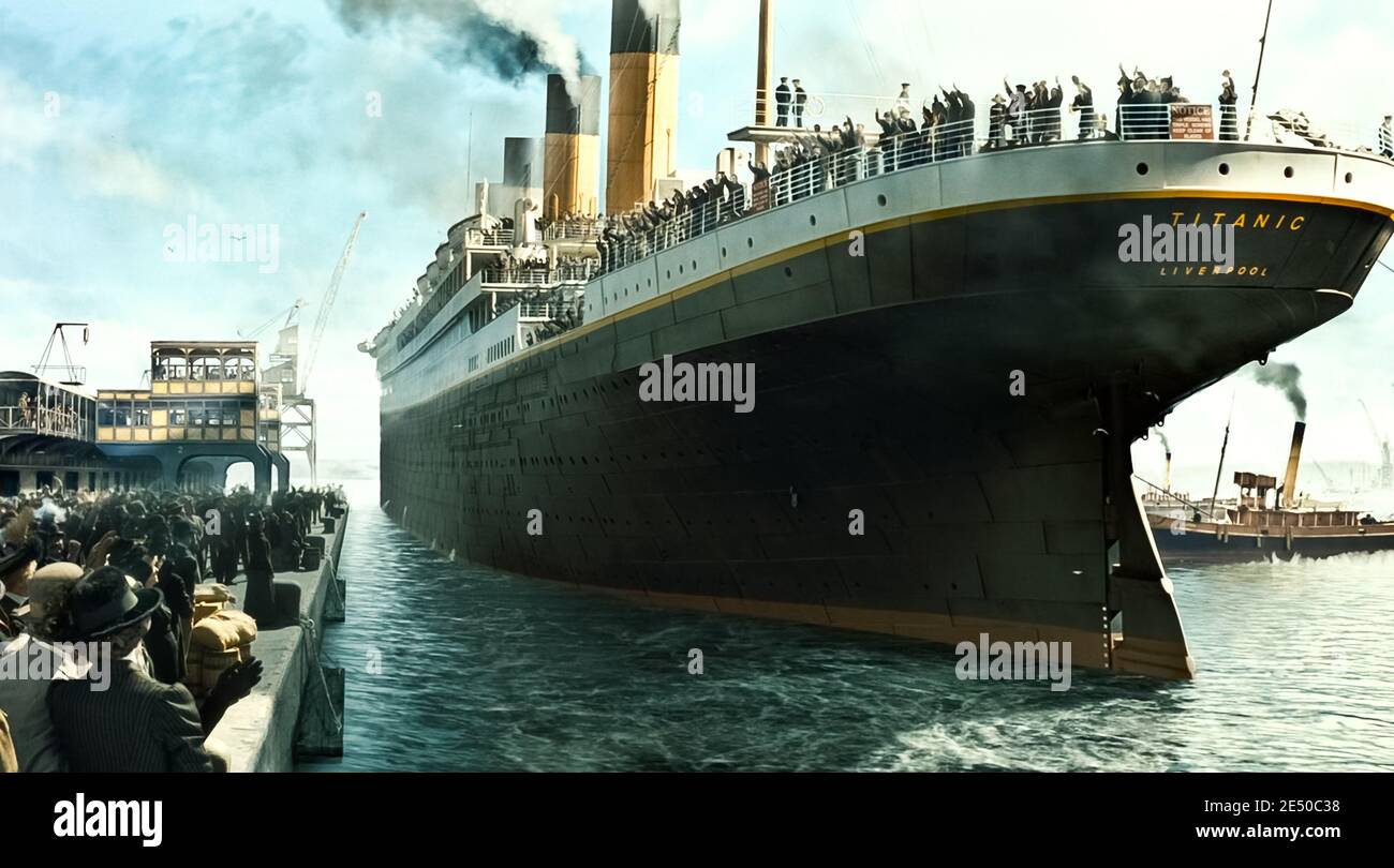 USA. A scene from the ©Paramount Pictures film : Titanic (1997) . Plot ...