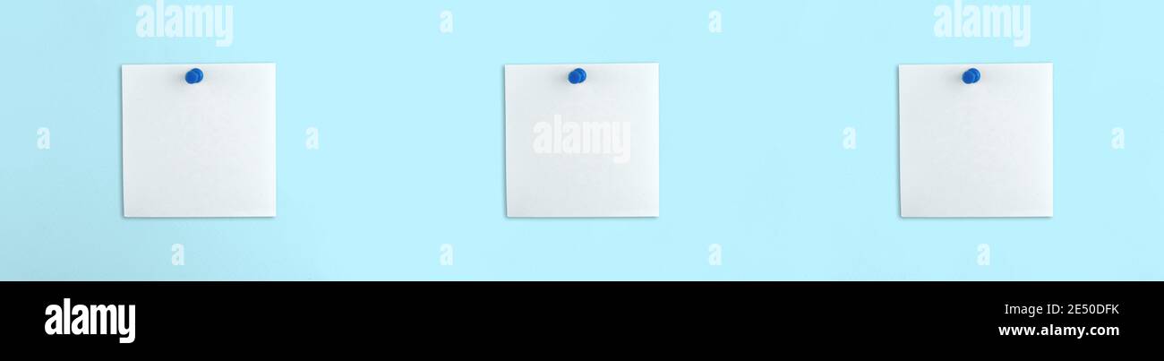 Creative layout and template with pinned notepad paper, banner for ...