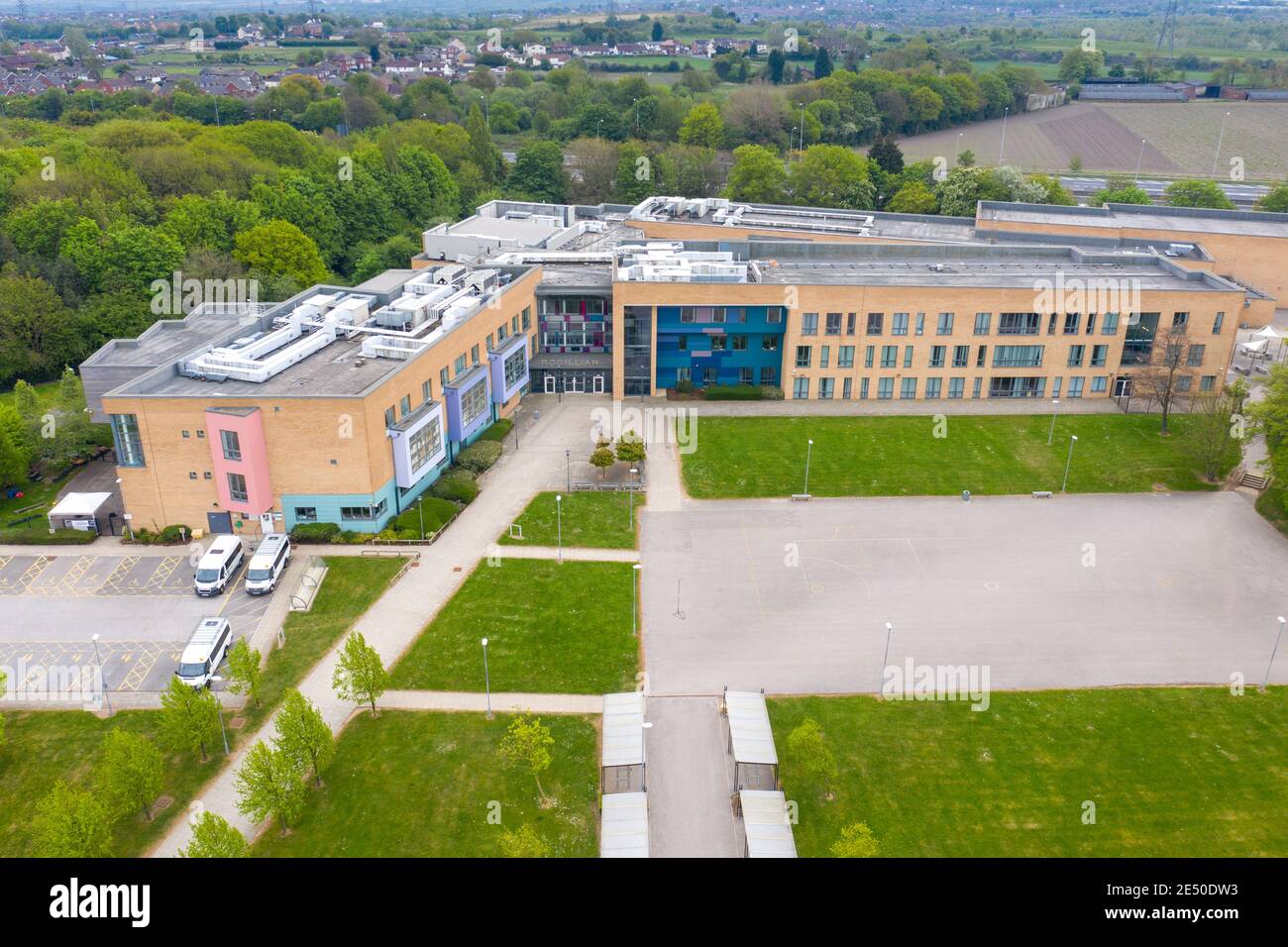 Aerial photo of The Rodillian Academy School located in Lofthouse ...