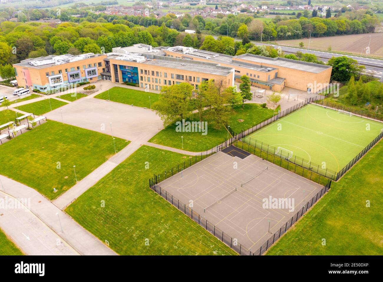 Aerial photo of The Rodillian Academy School located in Lofthouse ...