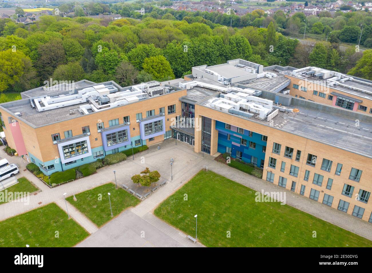 Aerial photo of The Rodillian Academy School located in Lofthouse ...