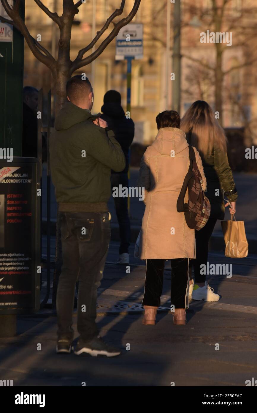 Daily life in Zagreb, Croatia Stock Photo - Alamy