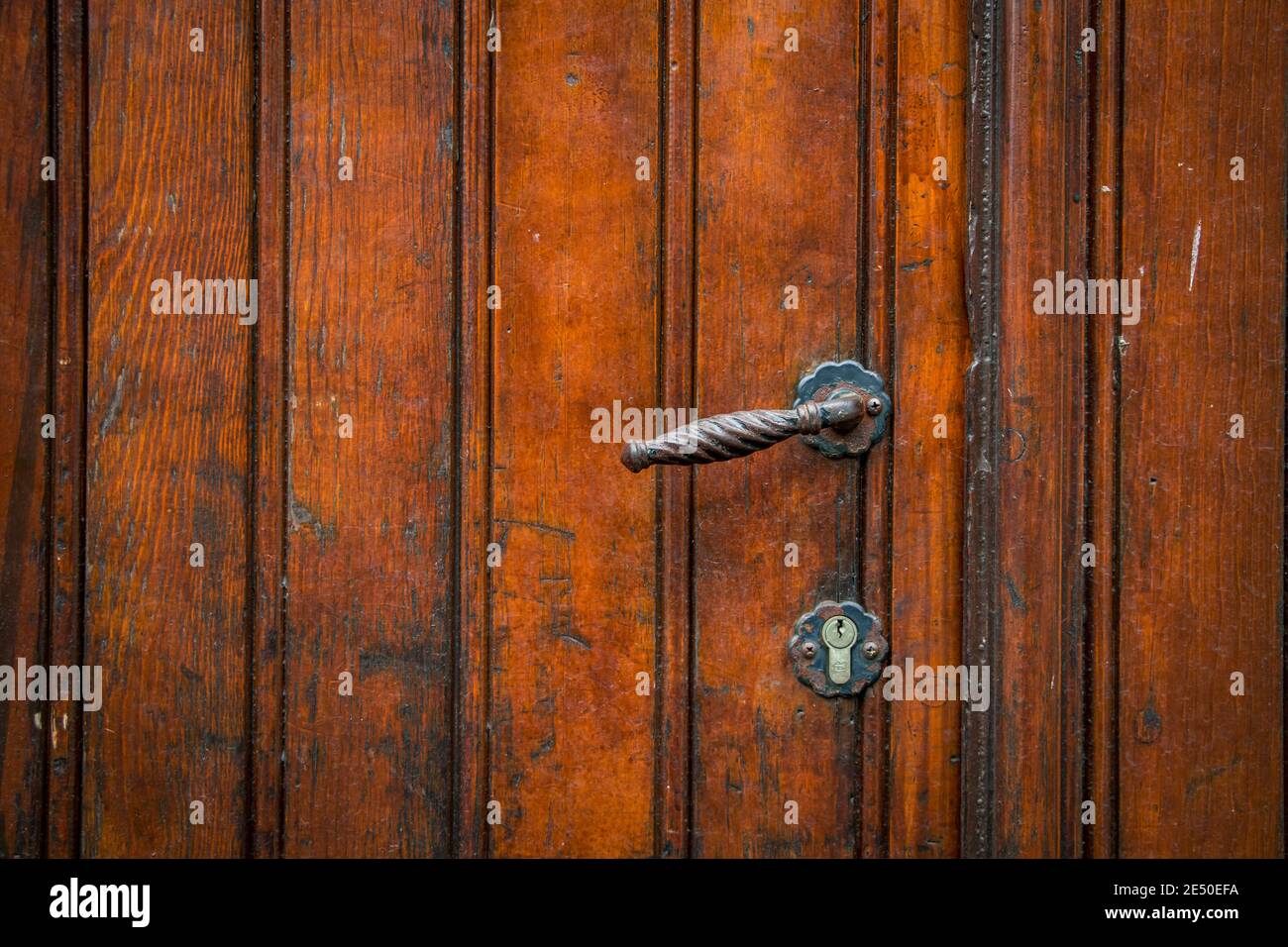 Close-up door handle Stock Photo - Alamy
