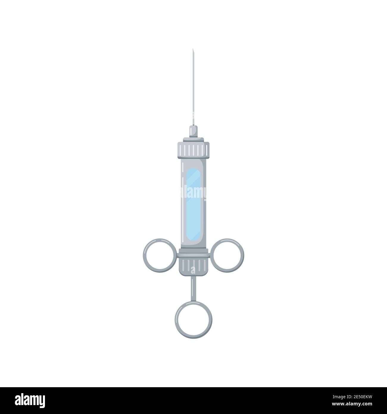 Dental tool injection syringe icon isolated on white background Stock ...