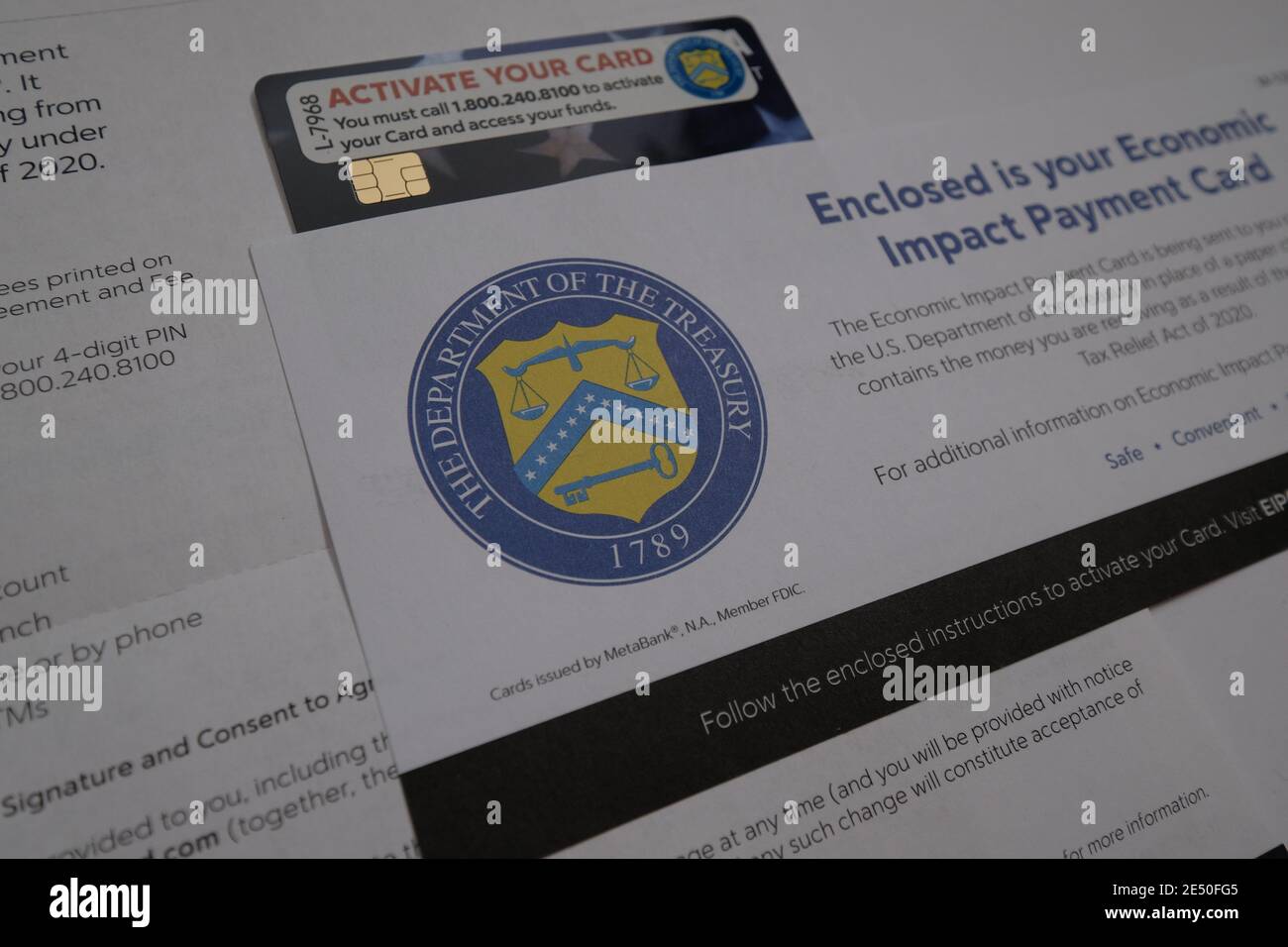 Economic impact payment card hi-res stock photography and images - Alamy