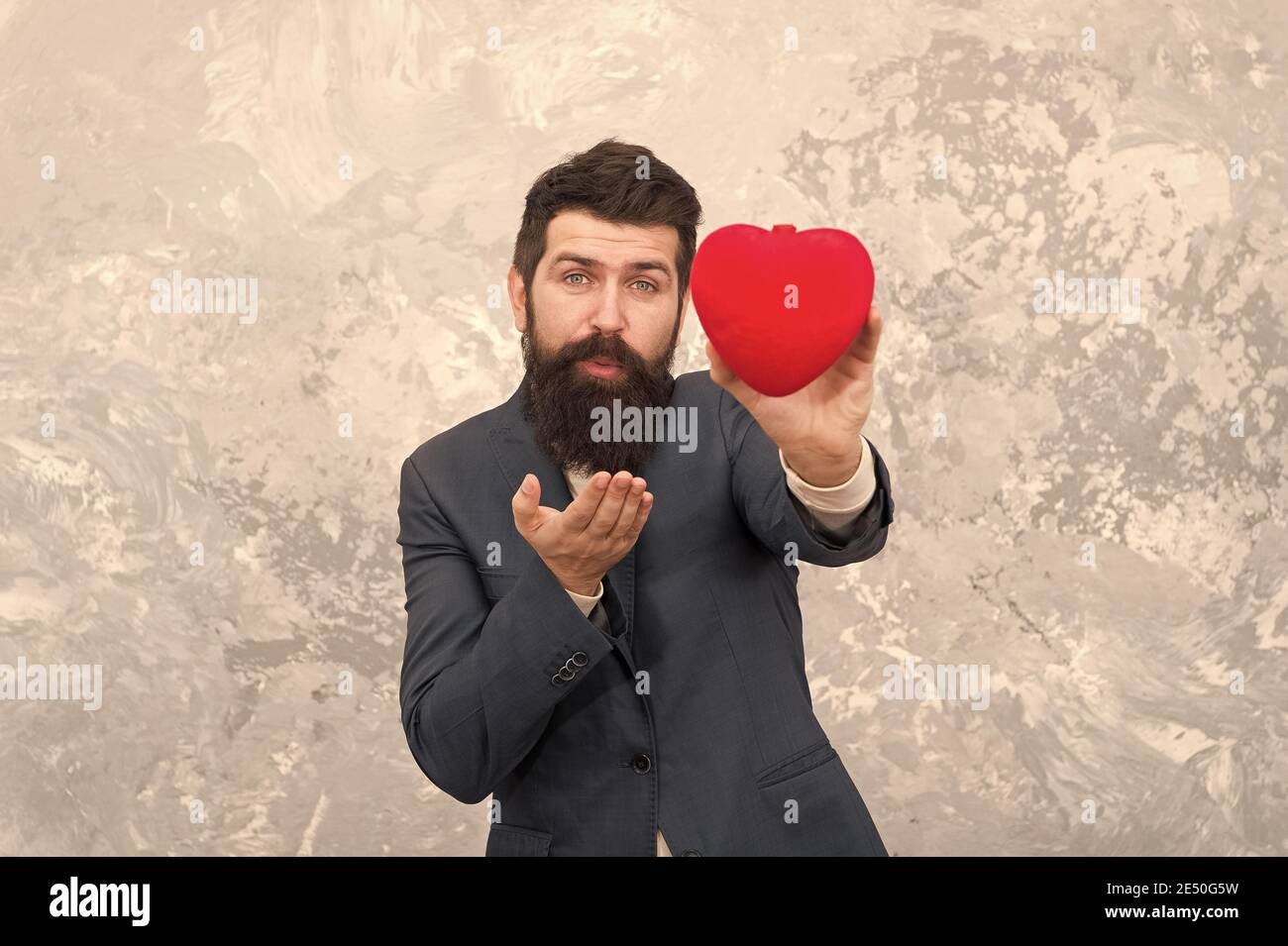 Romantic boyfriend. Feast of Saint Valentine. Generous man. Handsome ...