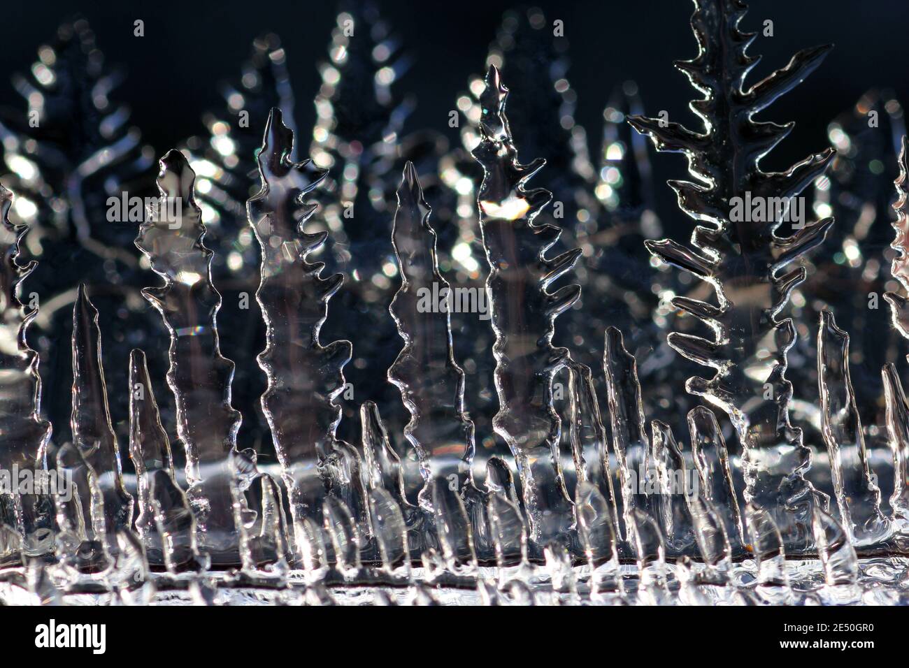 Ice formations macro hi-res stock photography and images - Alamy