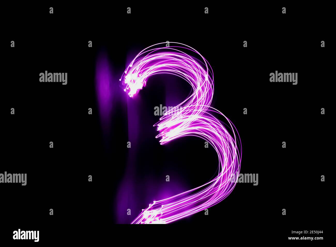 Light numbers art hi-res stock photography and images - Alamy