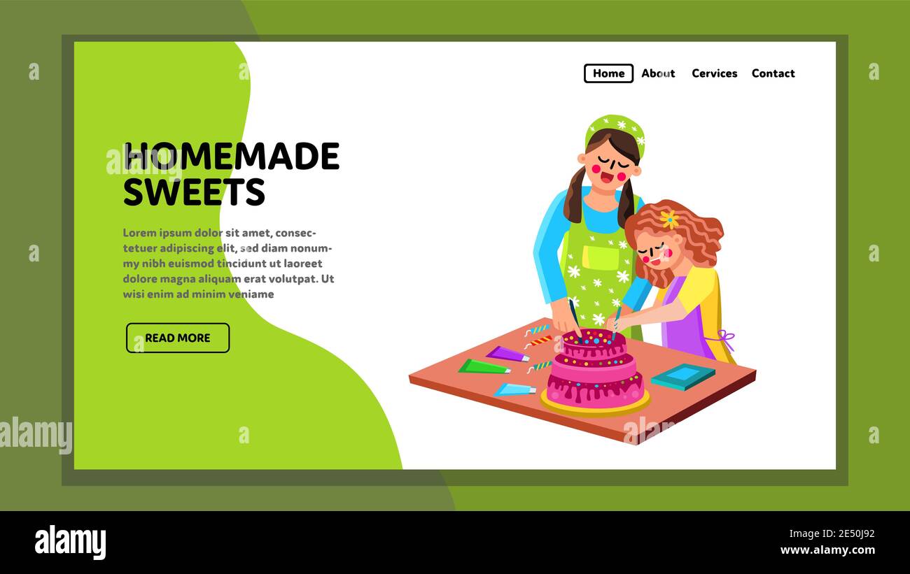 Woman sweets home Stock Vector Images - Alamy