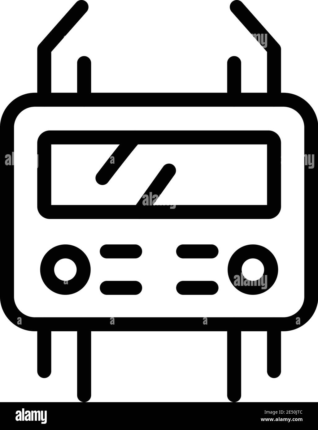 Control fuse box icon. Outline control fuse box vector icon for web ...