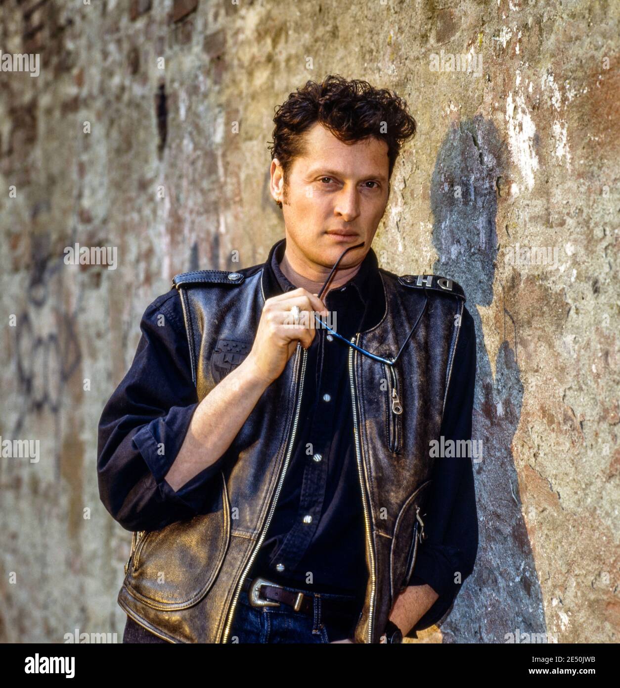 THE HAGUE, THE NETHERLANDS - MAY 14, 1991: Barry Hay is the leadsinger ...