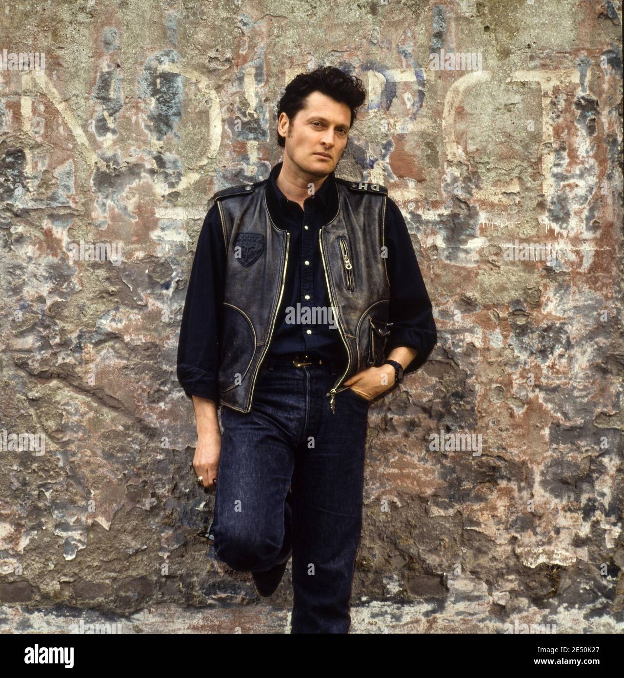 THE HAGUE, THE NETHERLANDS - MAY 14, 1991: Barry Hay is the leadsinger ...