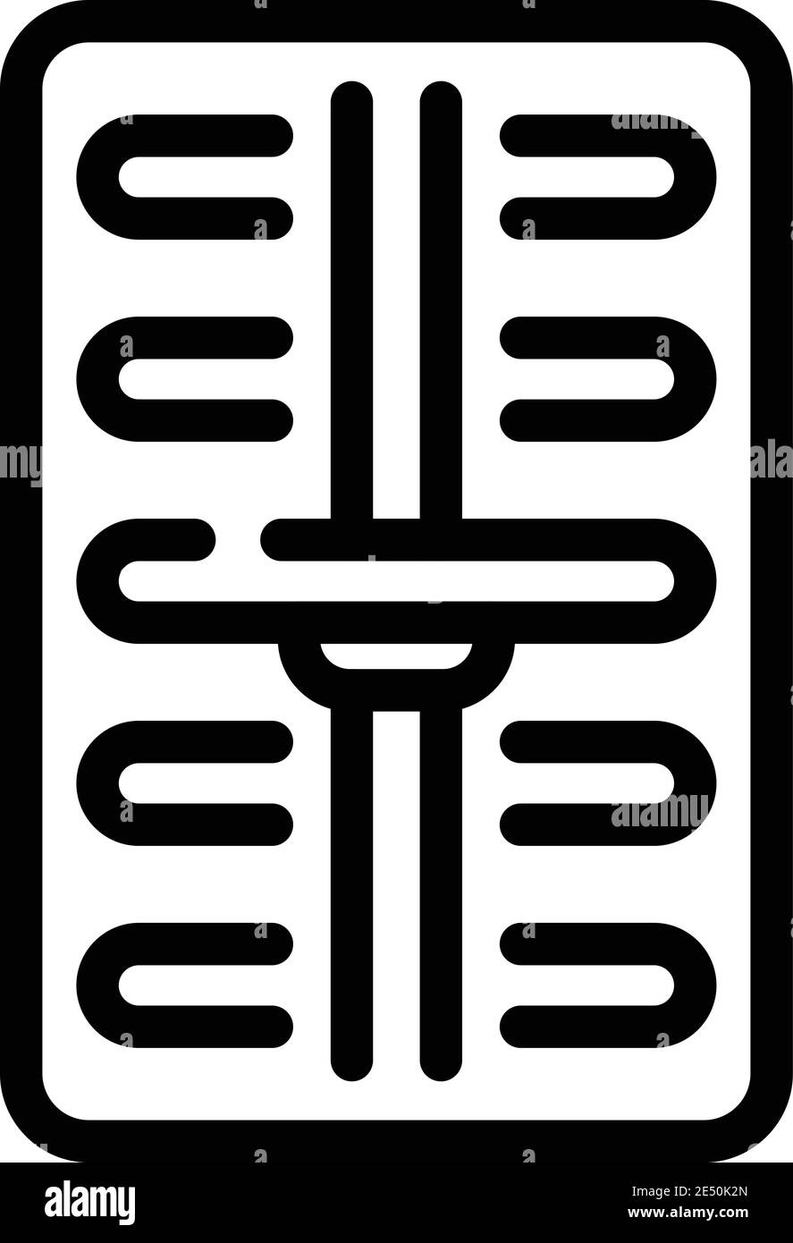 Energy intensity icon. Outline energy intensity vector icon for web ...